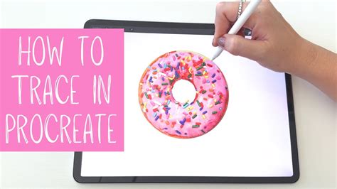 how to trace in procreate procreate tutorials youtube