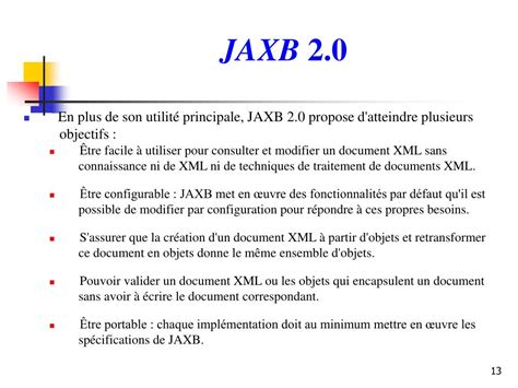 Ppt Java Et Xml Jaxb Annotations Jaxb Powerpoint Presentation Free