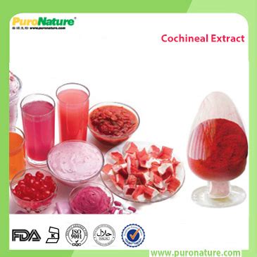 Carmine Red Cochineal Colorant E120 Puronature Extracts Inc