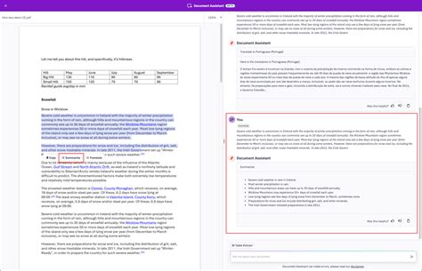 Translate When Clicked The Document Assistant Will Display A List Of