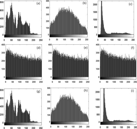 Histogram Plots Of A C Plaintext D F Ciphertext And G I Recovered