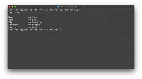 Github Vindexinspython Secret Santa Python Secret Santa Script
