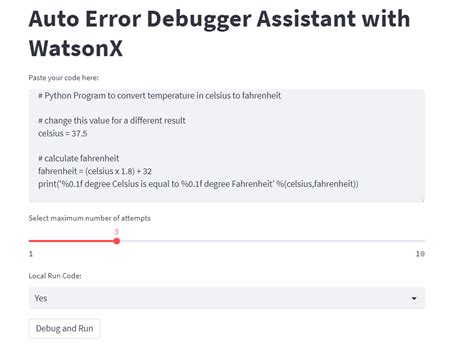 Auto Error Debugger Assistant With Watsonx Ruslan Magana Vsevolodovna