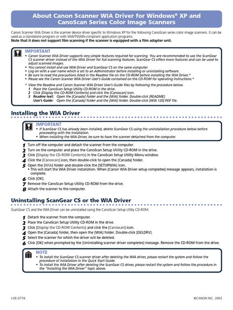 How To Install Wia Driver Pdf Image Scanner Icon Computing
