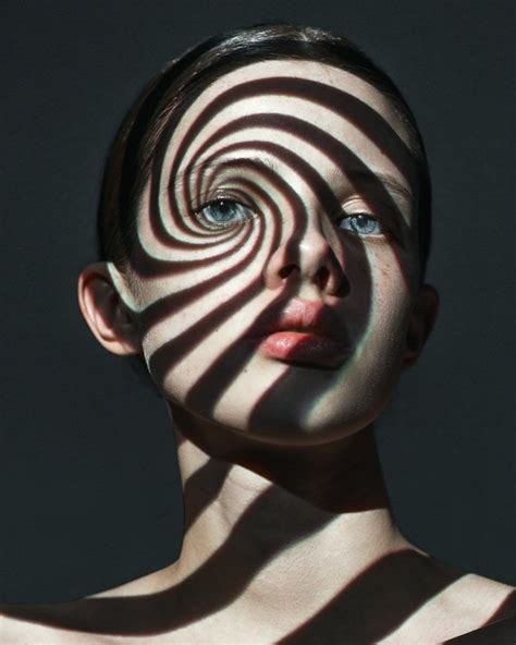 Perspective Portrait Spiral Portrait Shadows On Face Portraiture