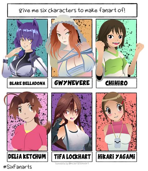 Six Fanart By Edonova