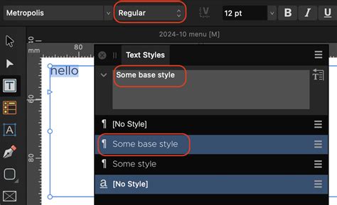 style overrides not shown for certain font weights v2 bugs found on