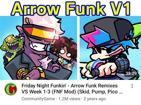 Can We All Agree Arrow Funk Is The Best Fnf Remix Mod R Fridaynightfunkin