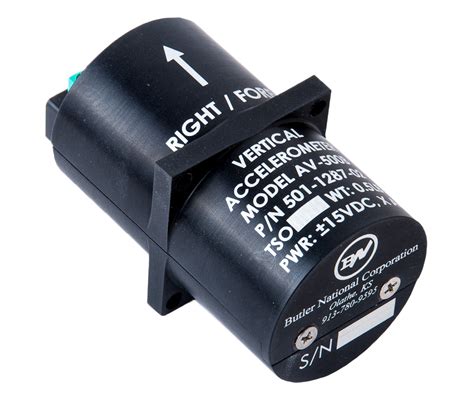 Av 500b Vertical Accelerometer Butler National Corporation