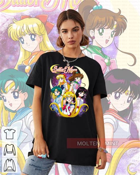 Sailor Moon T Shirt Sailor Moon Retro Tshirt Sailor Moon Sold By