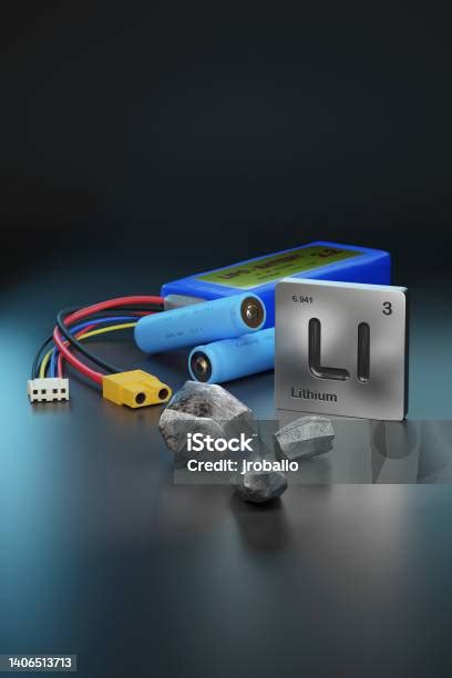 리튬 이온 및 원소 기호가있는 리튬 폴리머 배터리 3d 그림 리튬에 대한 스톡 사진 및 기타 이미지 리튬 배터리 전원 리튬 이온 전지 Istock
