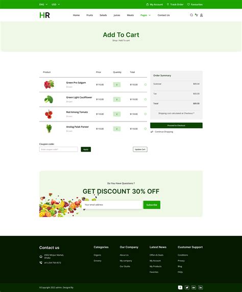 E Commerce Landing Page On Behance
