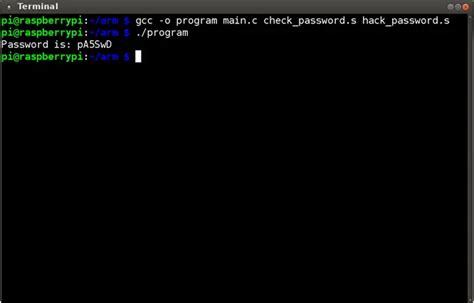 trying different password combinations in assembly language