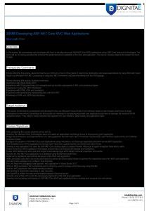 20486 Developing ASP NET Core MVC Web Applications M DIGNITAE FORMACIÓN