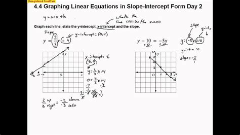 4 2 Writing Equations In Slope Intercept Form Worksheet Answers Writing Worksheets