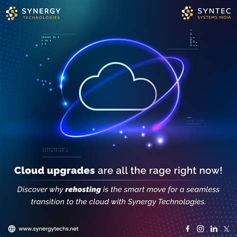 Synergy Technologies On Linkedin Cloudmigration Rehosting Synergytech