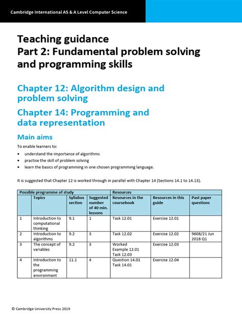 Chapter 12 14 Teaching Guidance Pdf Parameter Computer Programming
