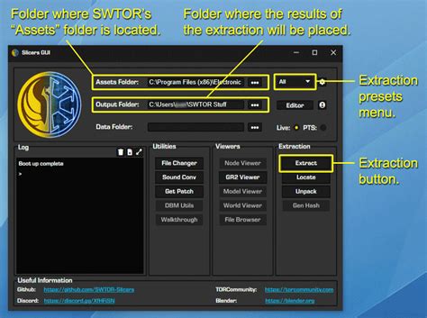 Installing Slicers Gui And Extracting Swtor Game Assets Swtor Slicers