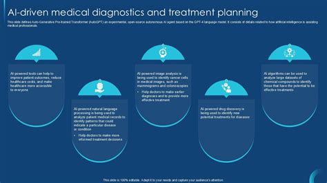 Ai Driven Medical Diagnostics Self Guided Gpt 4 Ppt Presentation