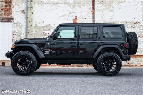 Lifted 2020 Jeep Wrangler With 22x12 Fuel Blitz Wheels And R
