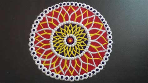 Top 999 Circle Rangoli Design Images New Amazing Collection Circle