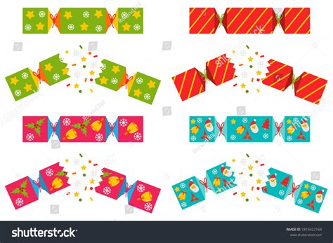 11 132 Christmas Cracker Stock Vectors Images And Vector Art Shutterstock