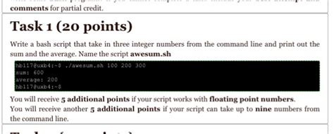 Solved Write A Bash Script That Take In Three Integer Chegg