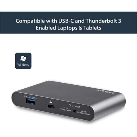 StarTech DK C DAGPD HUB USB C A USB DisplayPort RJ