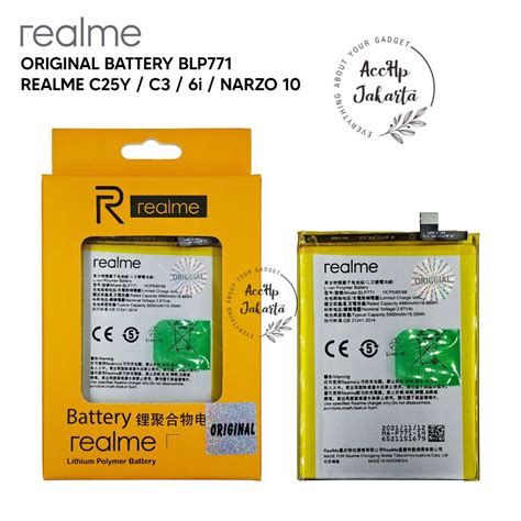 Jual Baterai Batre Realme C Y C I Narzo Blp Blp Batrai Batrei Original