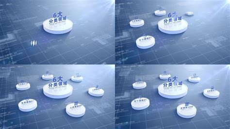 （6）简洁六大应用结构分类展示高清ae模板下载编号26199792ae模板光厂vj师网