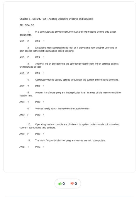 Chapter 3security Part I Auditing Operating Systems And Networks Chapter 3Security Part I