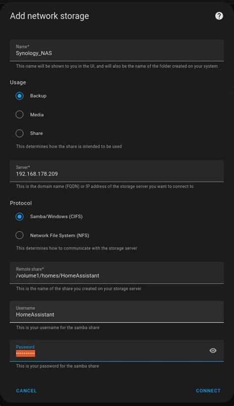 Cannot Mount Network Storage Stop Included In Transaction Installation Home Assistant