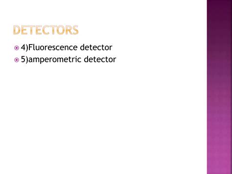 Hplc Detectors Pptx Chemistry Science
