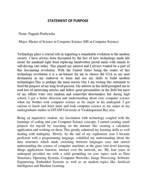 Sop Cs 4 Pdf Science Computing