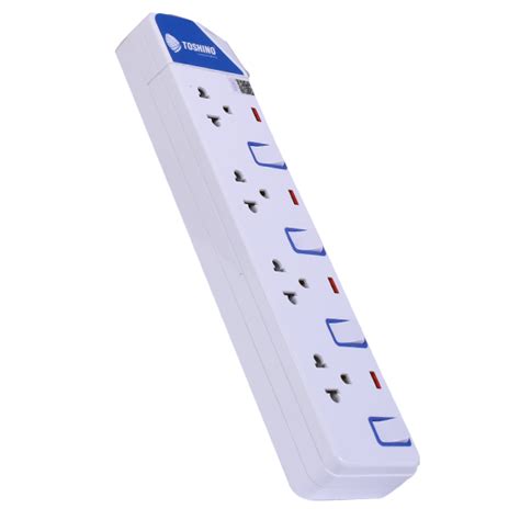 รางปลั๊ก Toshino 4 ช่อง 4 สวิตช์