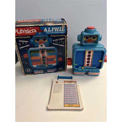 Playskool Alphie The Electronic Robot Vintage Learning Computer Toy Usa 1978 Everymarket
