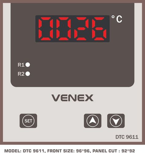 Venex Dtc 9611 On Off Temperature Controller Digital Temperature