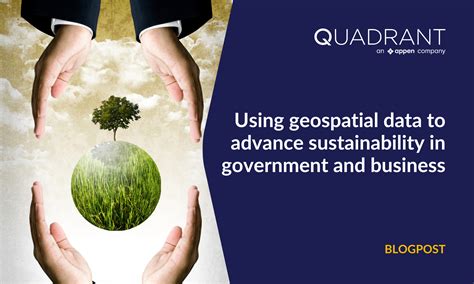using geospatial data to advance sustainability in government and business