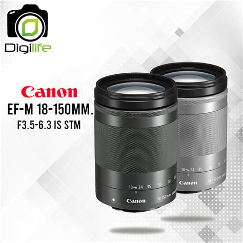 Canon Lens Ef M 18 150 Mm F35 63 Is Stm