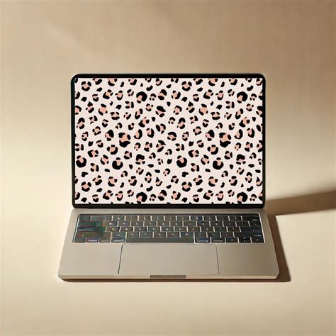 Wild Leopard Print Pattern Background Digital Download For Laptop