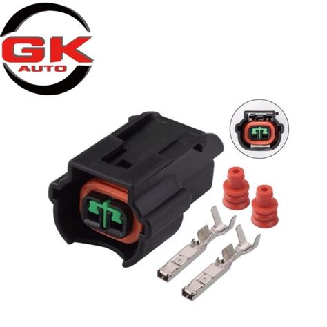2 Pin Mitsubishi Mivec Ck Engine Fuel Injector Socket Connector Lazada