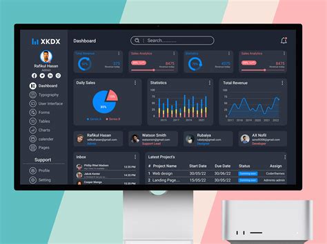 Admin Panel Dashboard Ui Design On Behance