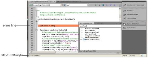 Debugging In The Toolkit Adobe Extendscript Scripting Guide