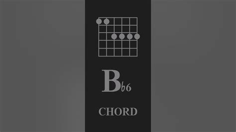 Bb6 Guitar Chord Youtube
