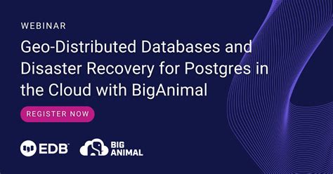 Edb On Linkedin Geo Distributed Databases And Disaster Recovery For