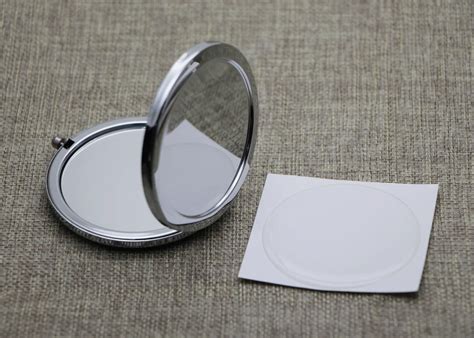 Blank Compact Mirror With 58mm Epoxy Resin DIY Pocket Mirror Compact Makeup Mirror M070S In