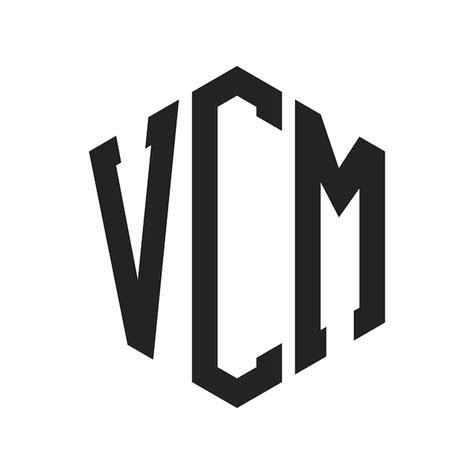 Premium Vector Vcm Logo Design Initial Letter Vcm Monogram Logo Using Hexagon Shape