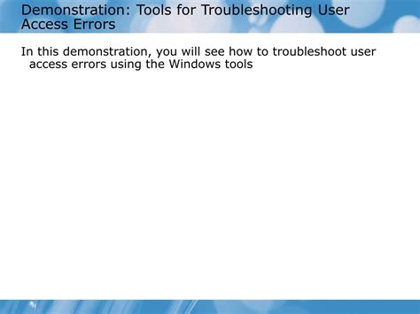 Ppt Module 10 Troubleshooting Active Directory Dns And Replication Issues Powerpoint