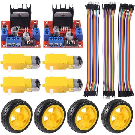 2pcslot L298n Motor Controller Board Stepper Motor Control Module Dual