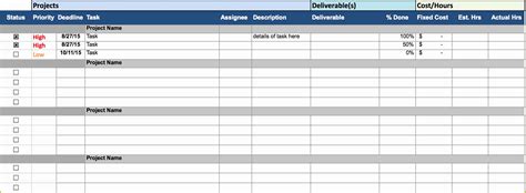 Free Project Tracking Template Of Free Excel Project Management Templates Heritagechristiancollege
